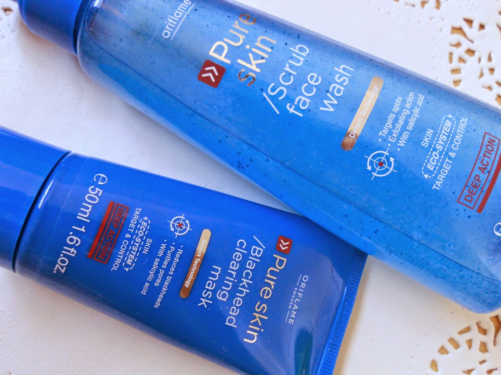 REVIEW Pure Skin Oriflame & Cleansing Sponges Kiko Milano