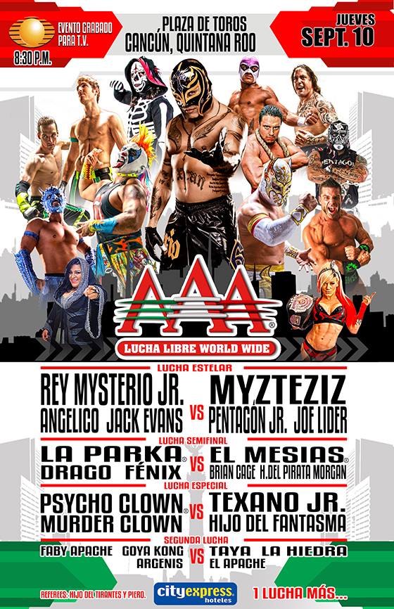 Resultados AAA Cancún, Quintana Roo, Mexico – 10/09/2015