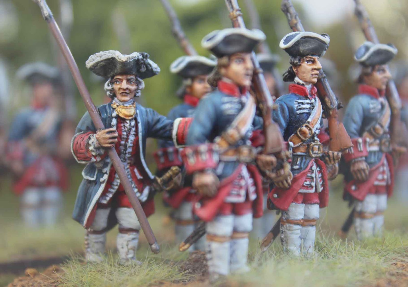 Scheck´s Zinnsoldatenkriege: Gardes françaises and their grumpy general