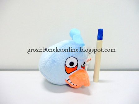 Boneka Angry Bird Biru | Grosir Boneka Online