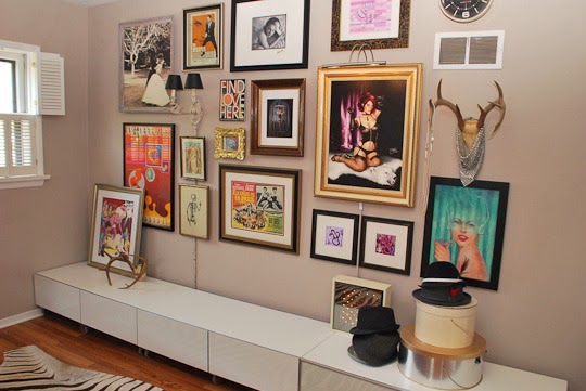 Ethnic Cottage Decor: ART - GALLERY - SALON WALLS, PART II