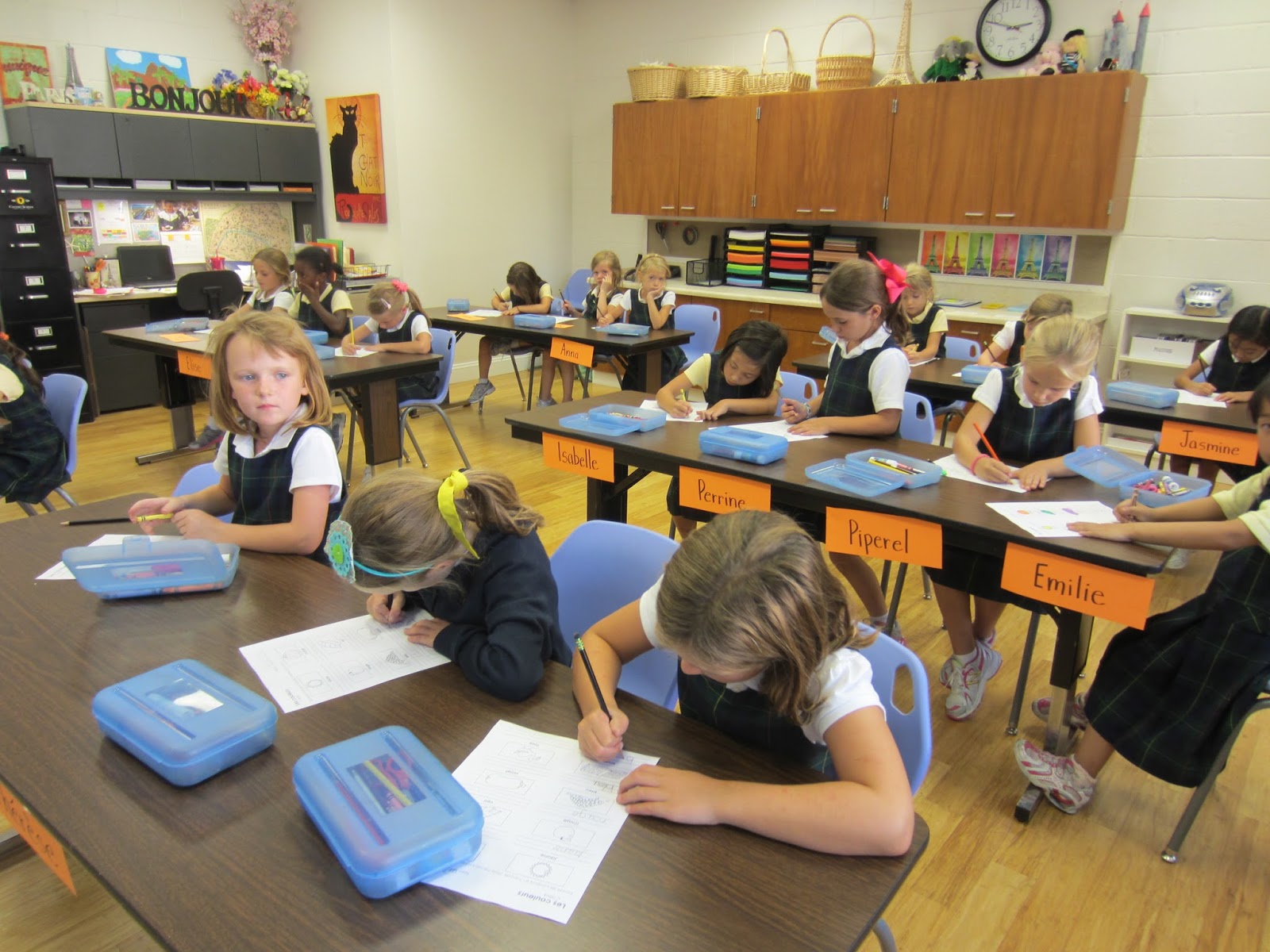 French Fun at Calvert: Bonjour from the French Classroom