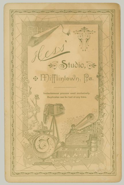 Cabinet Card Photographers: Joseph Hess