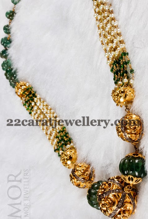 Basara Pearls Multi Strings Chain - Jewellery Designs