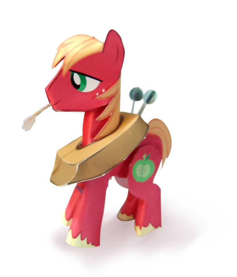 Equestria Daily - MLP Stuff!: Big Mac Papercraft
