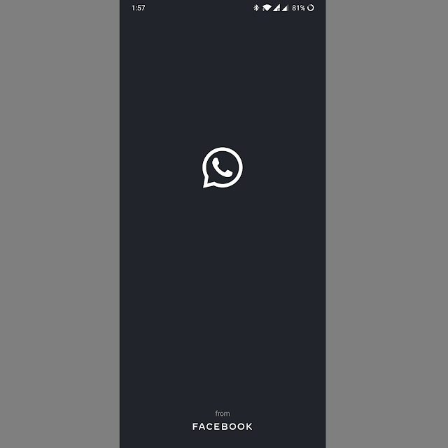 WhatsApp Dark Mode Splash Screen Gets “from Facebook” Rebrand