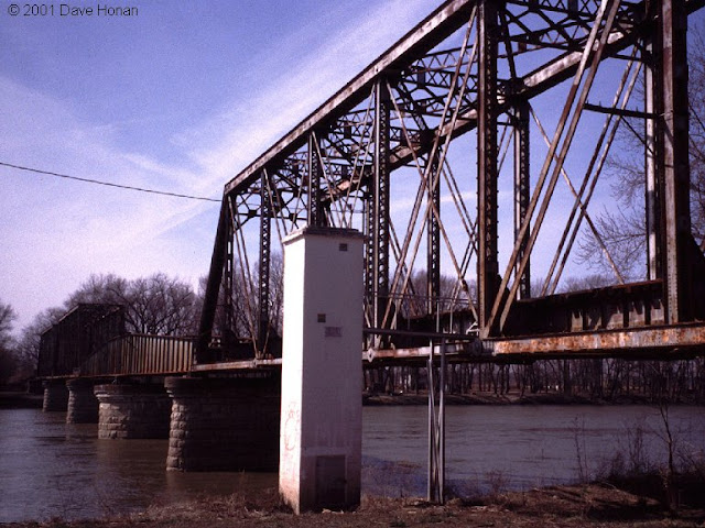 Industrial History: INRD/IC Bridge over Wabash River at Riverton, IN