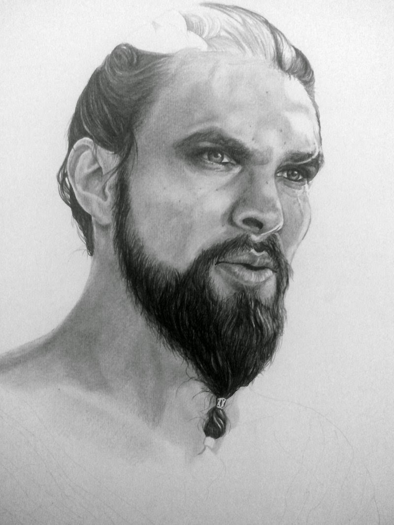 Game of Thrones Art: Game of Thrones Khal Drogo Art