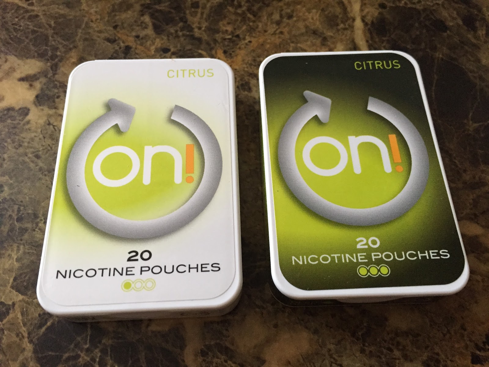 ON! Nicotine Pouches (Level 1 & Level 3) - Review. 17 August 2015.