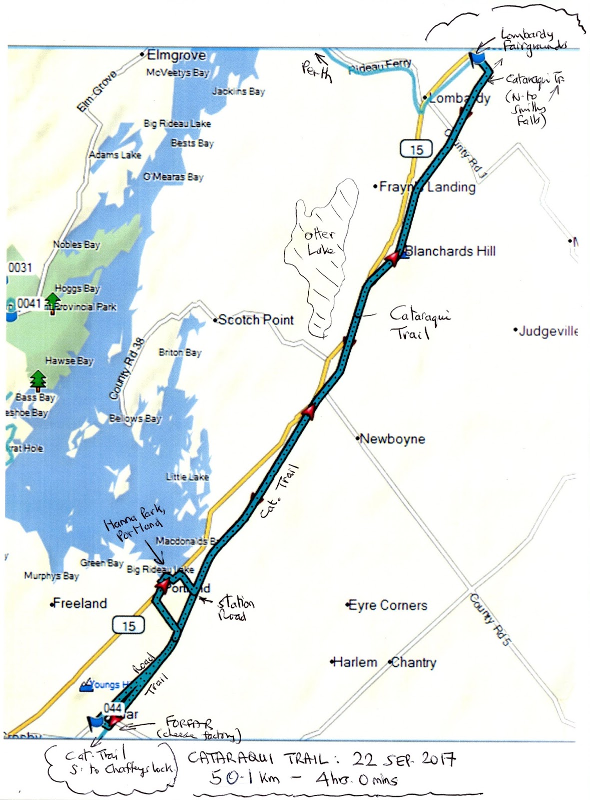 The Passionate Hiker: Cataraqui Cycle