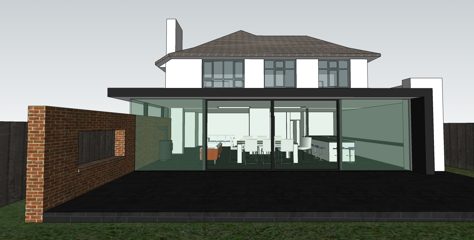 Architectural Perspectives of a Domestic Rear Extension | Studio 425