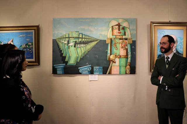 The paintings of Ibrahim Kodra exhibited in Switzerland