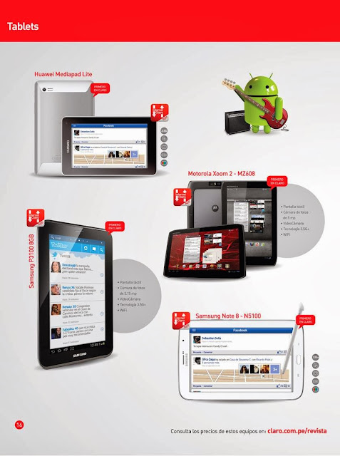 CLARO QUE TIENES MAS: Las Tablets en Claro Noviembre 2013