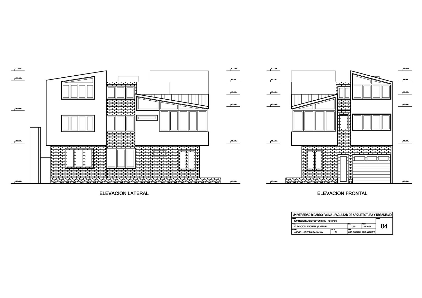 Expresión Arquitectónica 4: PLANOS DE ARQUITECTURA