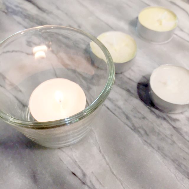 DIY: Essential Oil Scented Tea Lights | joyful.life