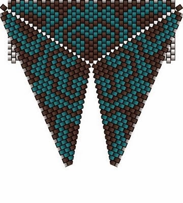 Sara CraftRoom79: schemi triangle peyote pattern