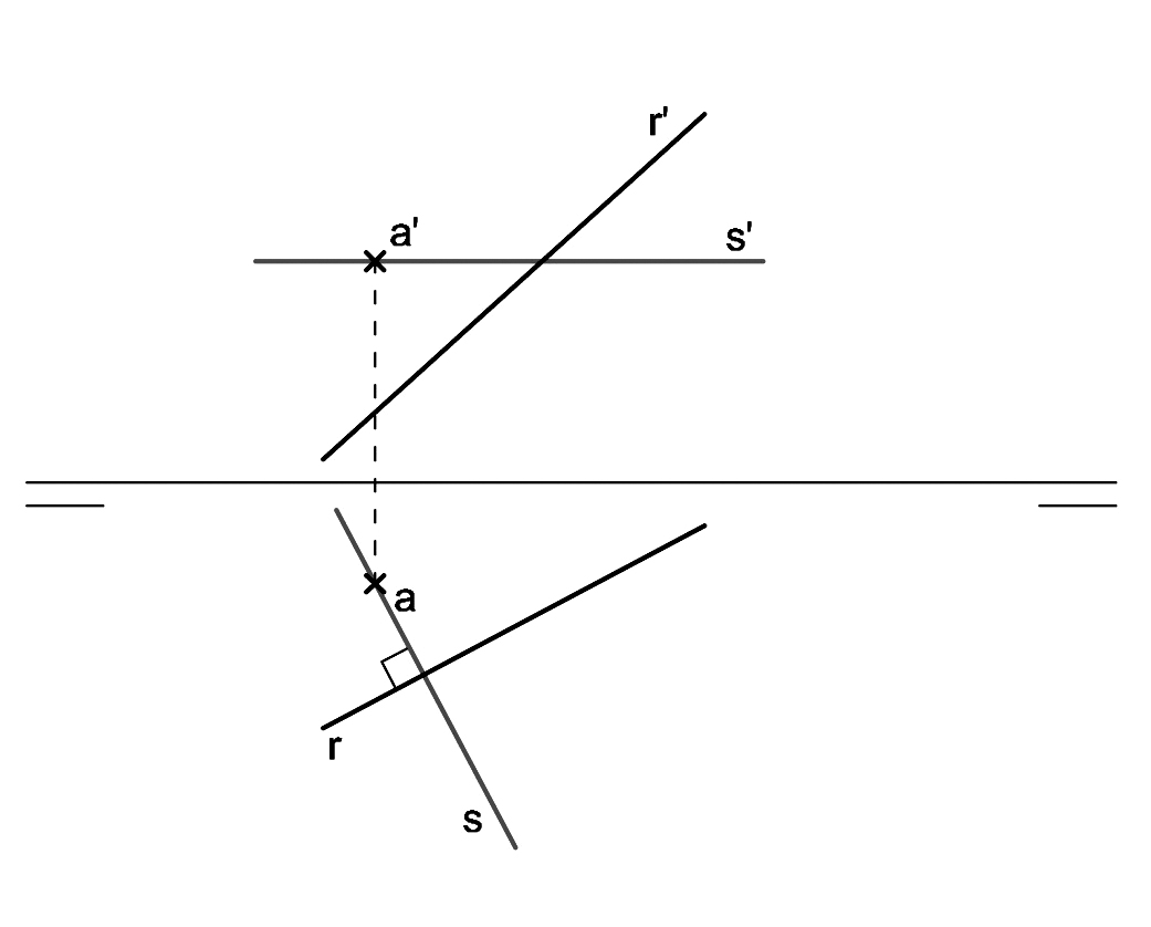 prácticas dibujo técnico: SISTEMA DIÉDRICO: PERPENDICULARIDAD