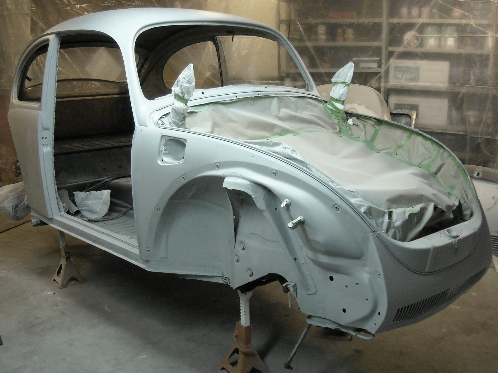 JASONS CLASSIC CARS: Painting Process Begins!!