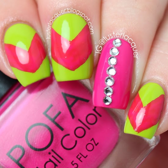 Luster Lacquer: Nail Designs using Pofa Nail Color