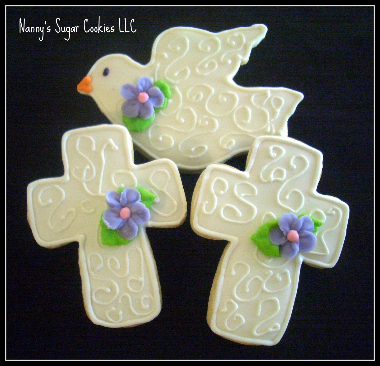 Nanny's Sugar Cookies LLC: First Communion or Baptism Cookie Favors