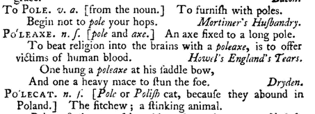 Explore: Beneath & Beyond: Poleaxe not Pollax