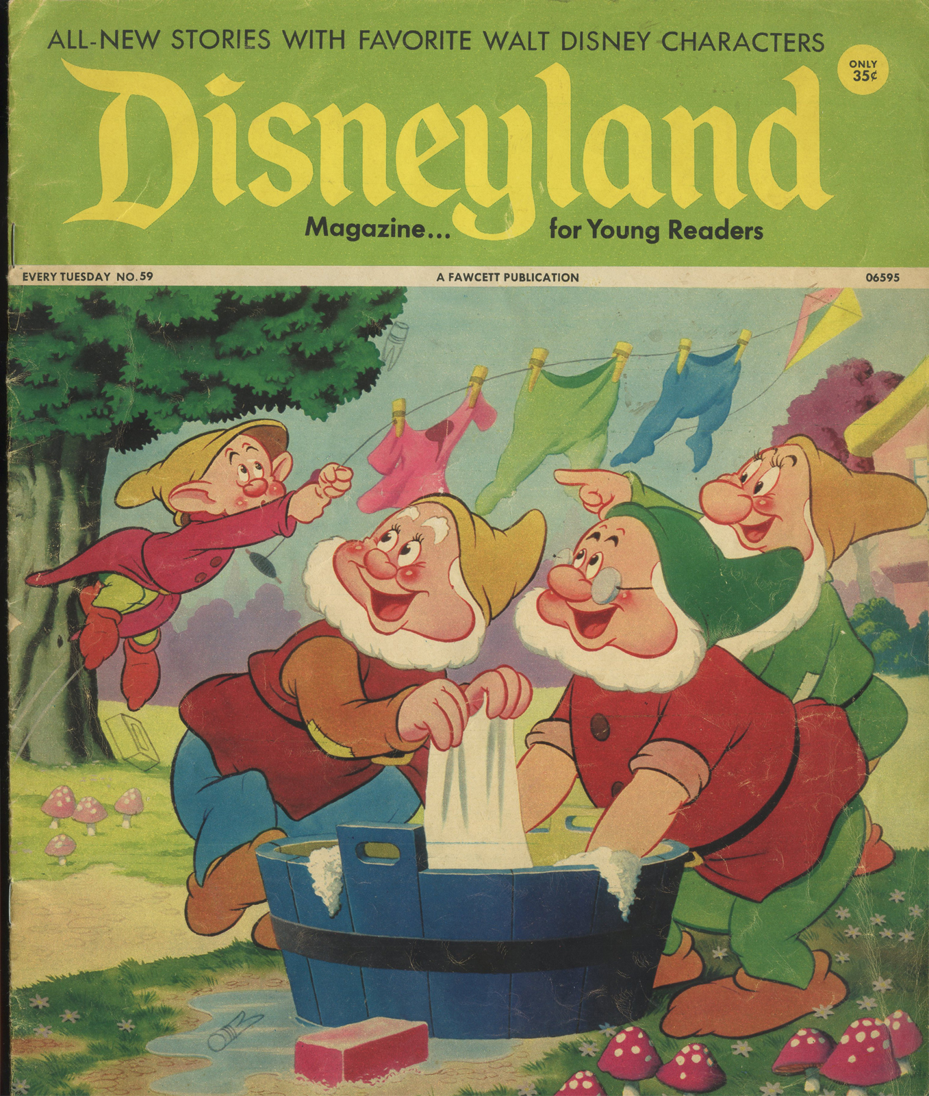 Filmic Light - Snow White Archive: 1970s Disneyland Magazine - US Covers