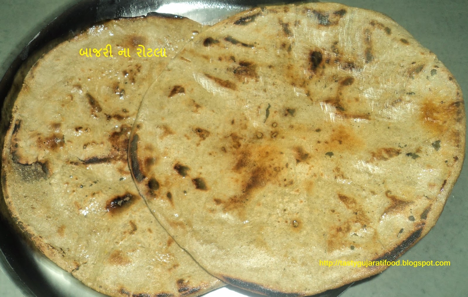 Gujarati Food Recipes :: bajri na rotla recipe