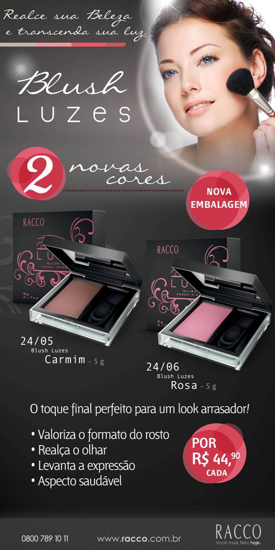 Racco Cosméticos Salvador. Seja mais feliz hoje!: Lançamentos Racco ...