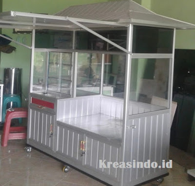 Jasa Gerobak Alumunium di Jakarta berbagai model dan ukurannya
