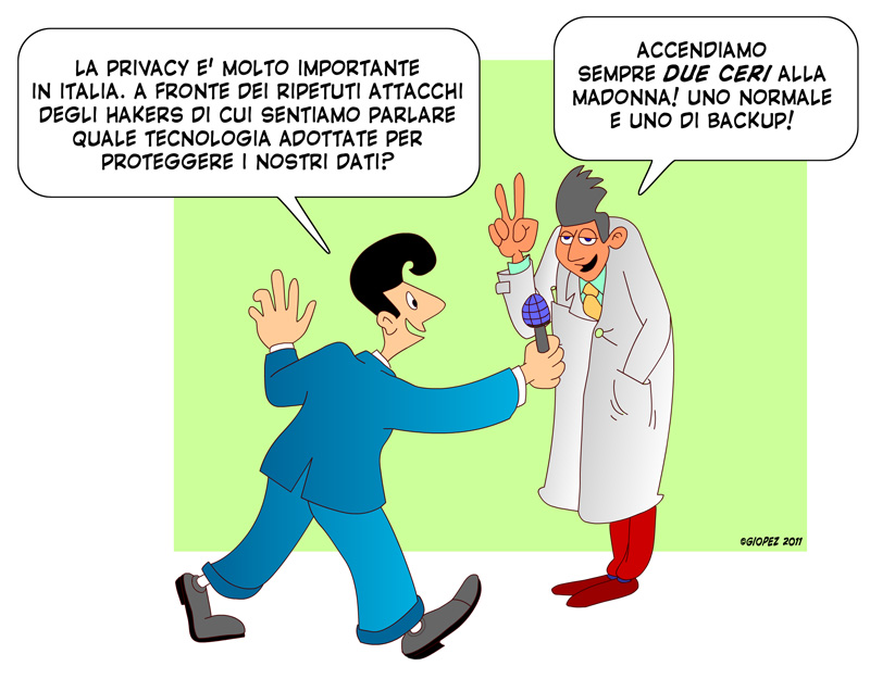 FumettieStorie-Pub: Vignetta: Andiamo sul cloud! - Tecnologia italiana