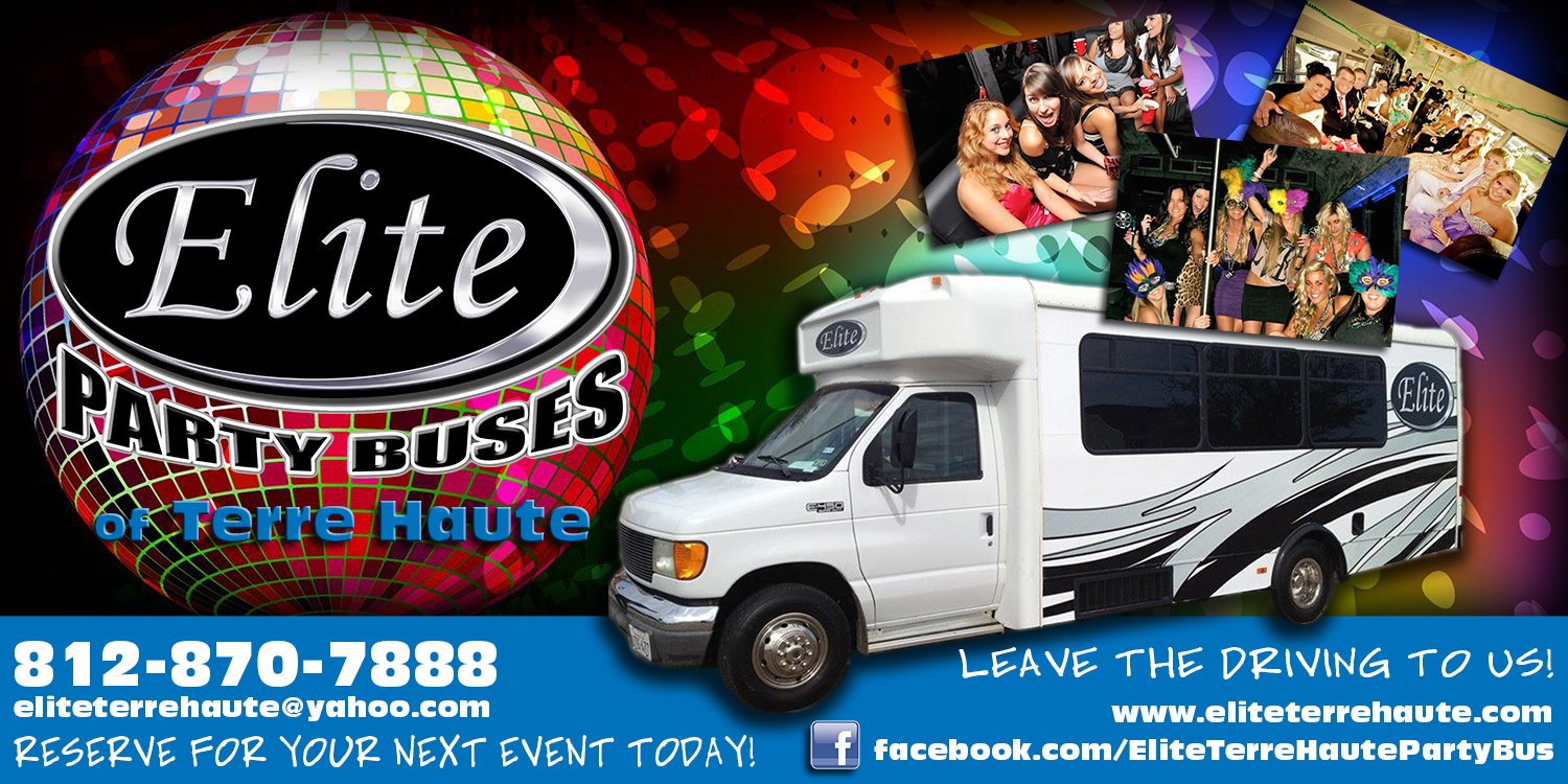 Elite Party Buses of Terre Haute: Call Us at 812-870-7888