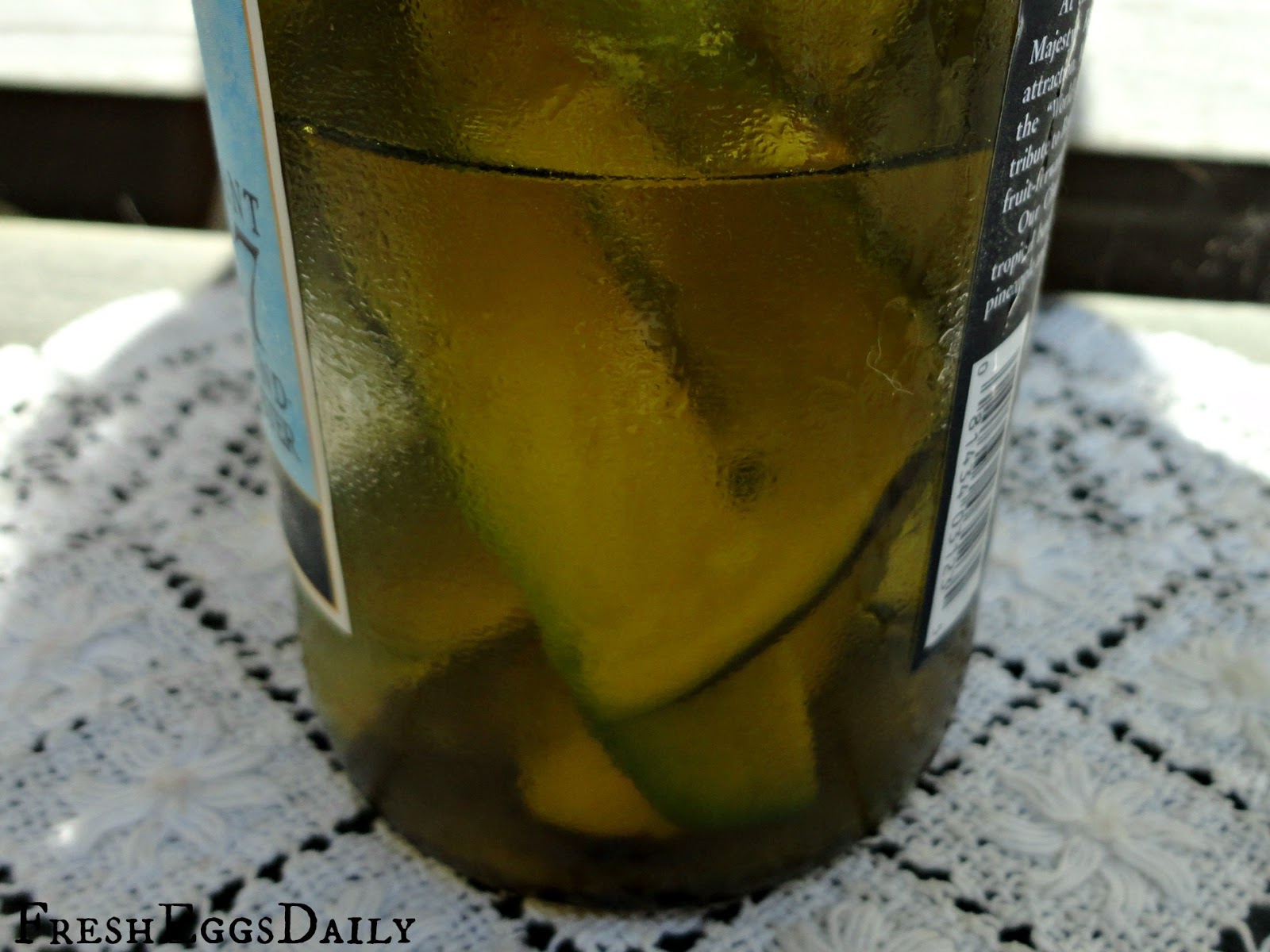 DIY Wine Bottle Fruit Fly Catcher - Fresh Eggs Daily® with Lisa Steele