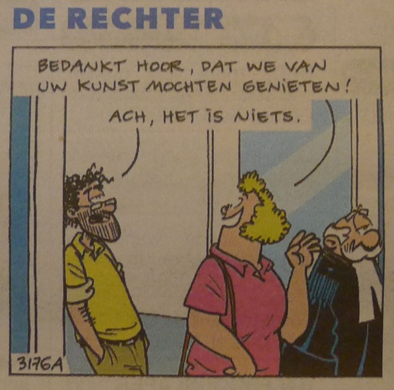 Literatuurlog: Dolf Verlinden in de strip De Rechter