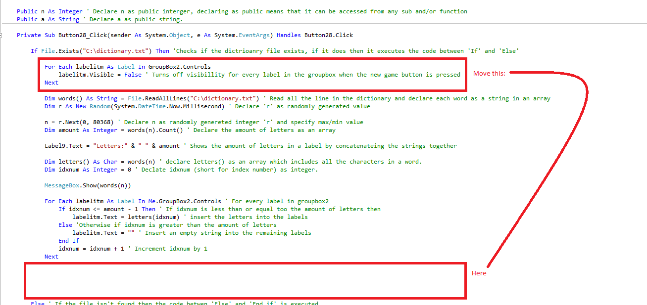 Visual Studio Tutorials: Hangman Game VB.NET