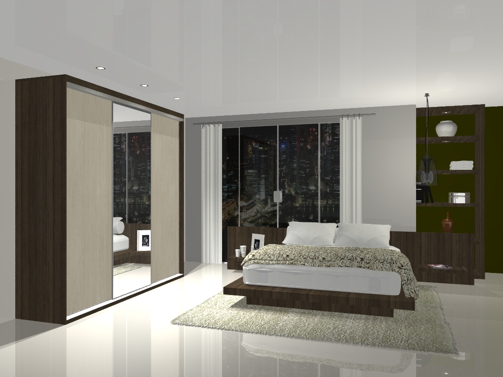 Janiffer Luana - Designer de Interiores: Quarto de Casal Moderno