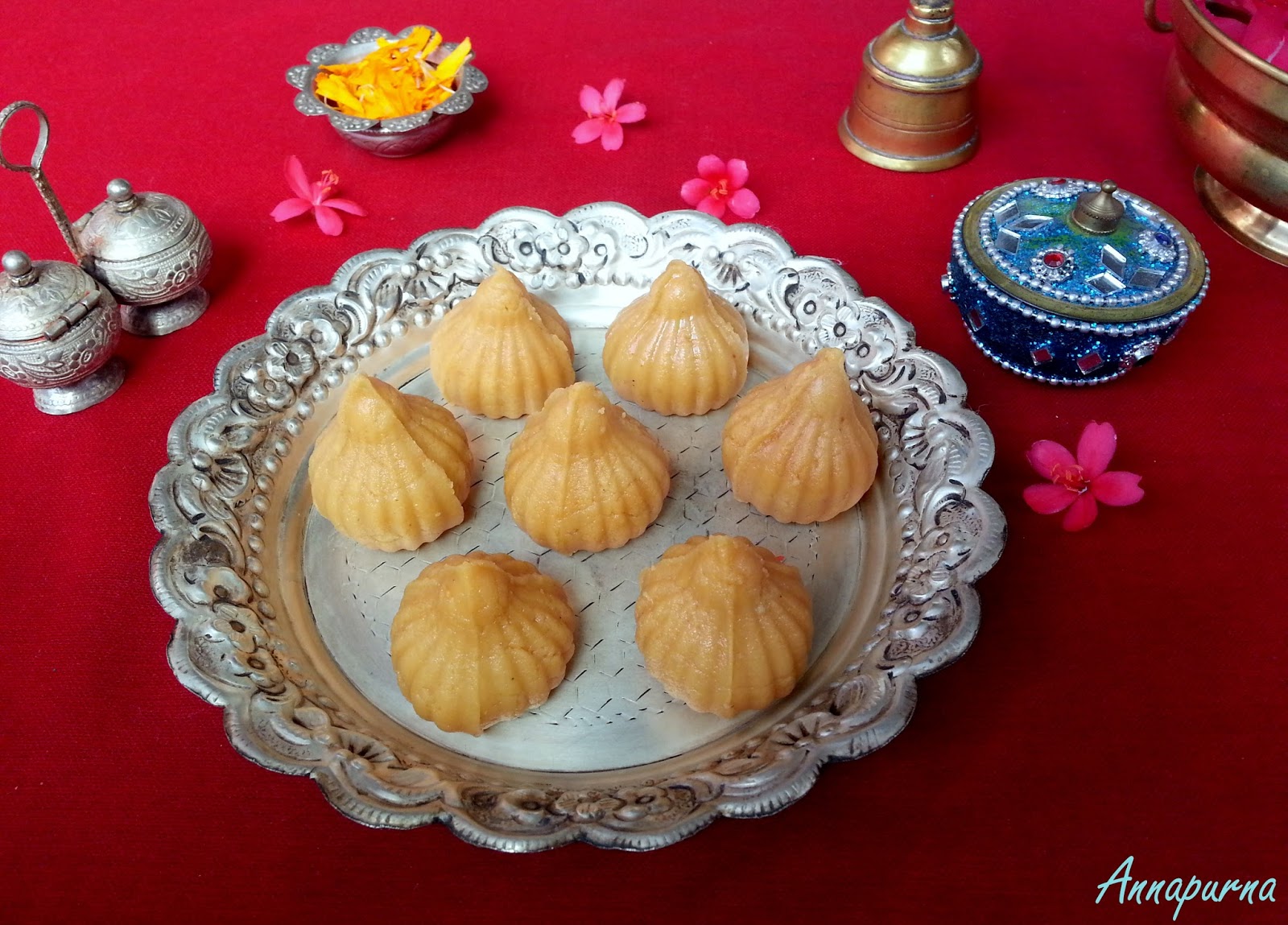 Annapurna: Chhena (Paneer ) Modak / Ganesh Chaturthi Special Recipe ...