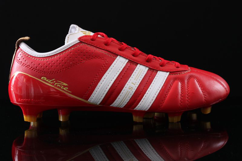 TJ041 Soccer: Adidas AdiPure IV SL- In Black, Gold and Red