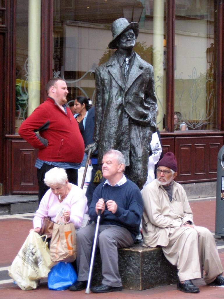 James Joyce Statue Dublin