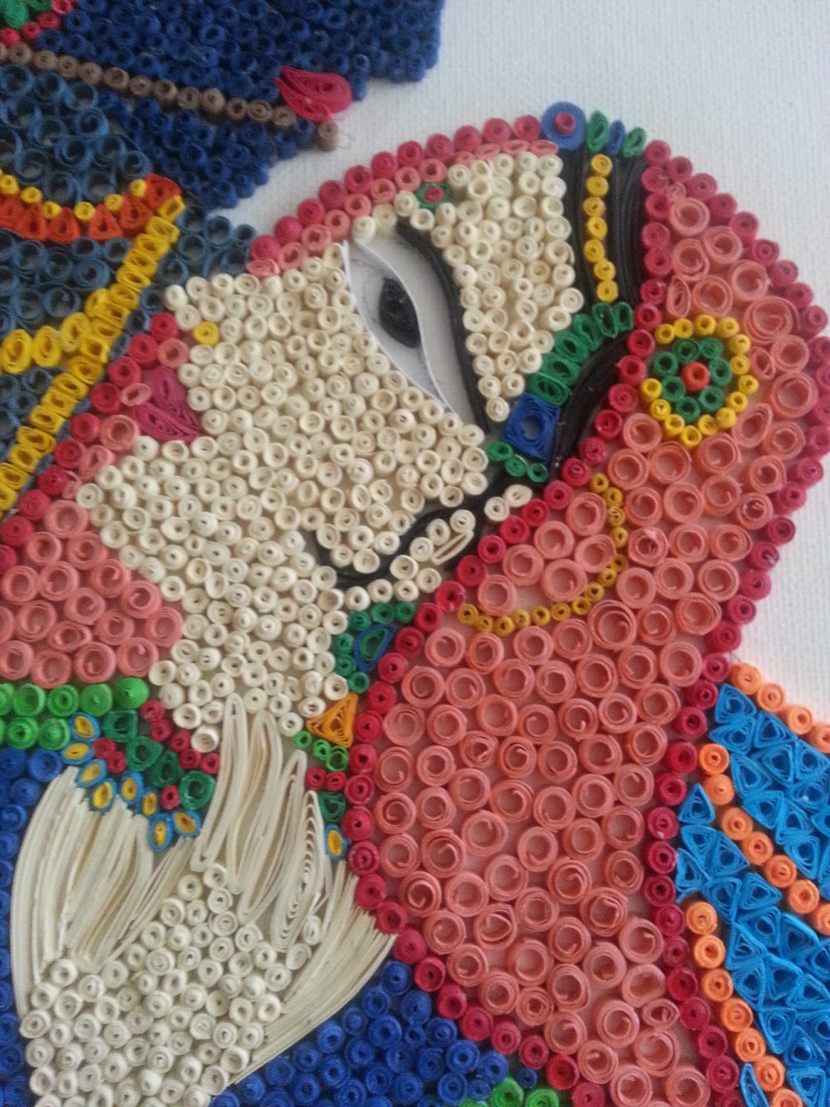 Arts From Shweta: Quilling Radha Krishna