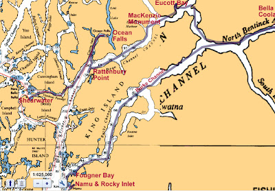 m/v WILD BLUE Cruising Blog: #15 Shearwater, Ocean Falls, Eucott Bay ...