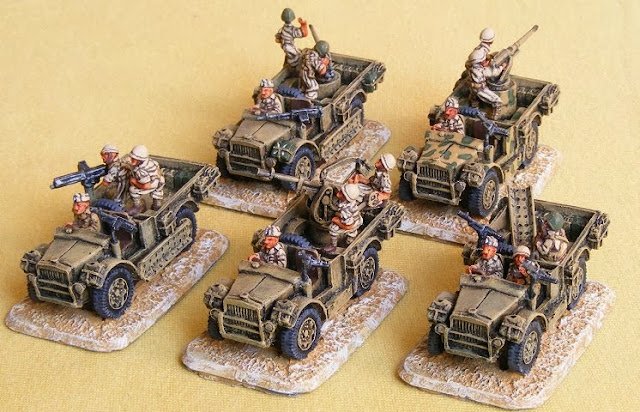 Miniature Soldiers: WWII Italian Auto Sahariana in North Africa, FOW
