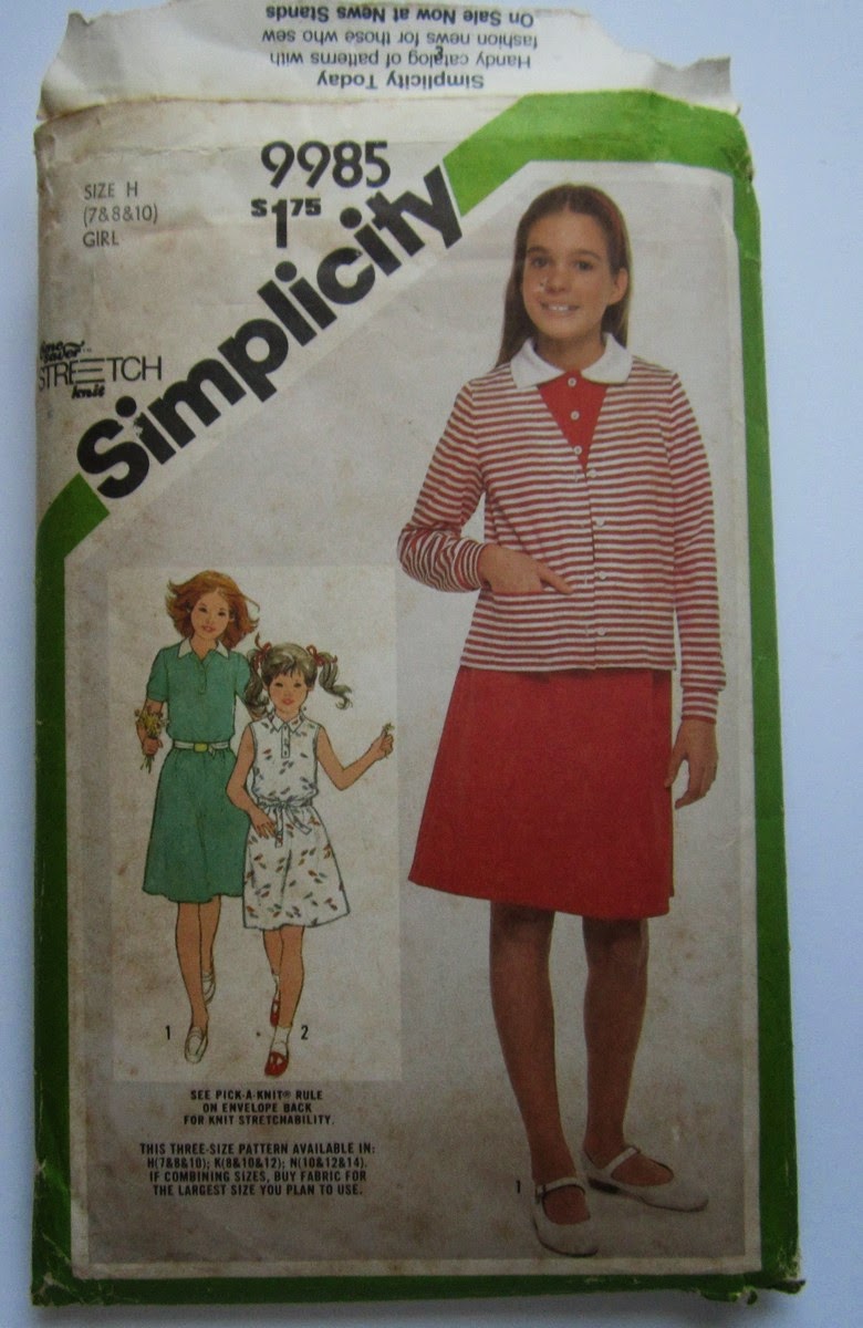 SimplySewing: Simplicity 9985 Vintage Pattern Girls Pullover Dress ...