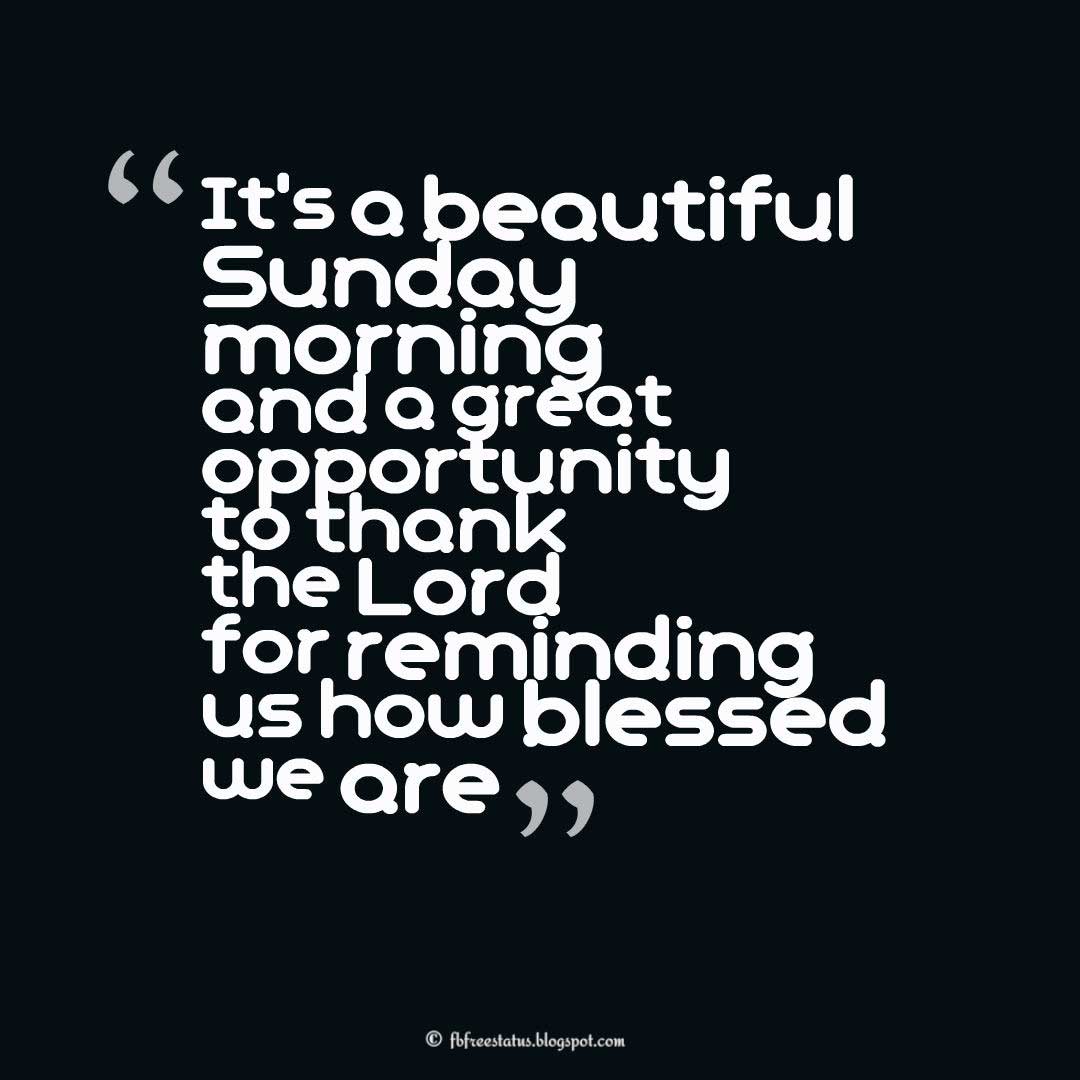 Inspirational Sunday Morning Quotes and Images