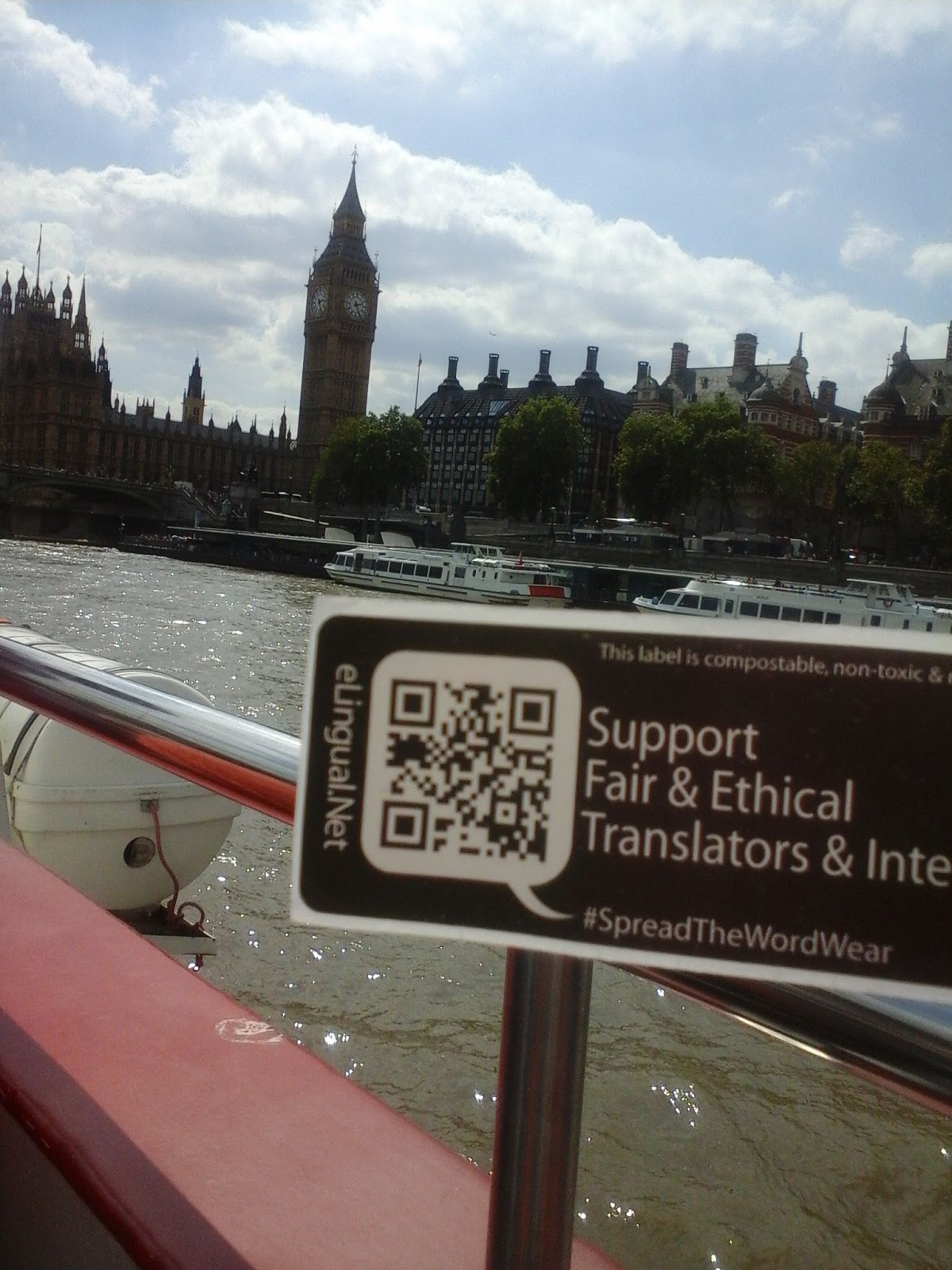 Fair & Ethical Translators and Interpreters, Sticker Tagging Campaign