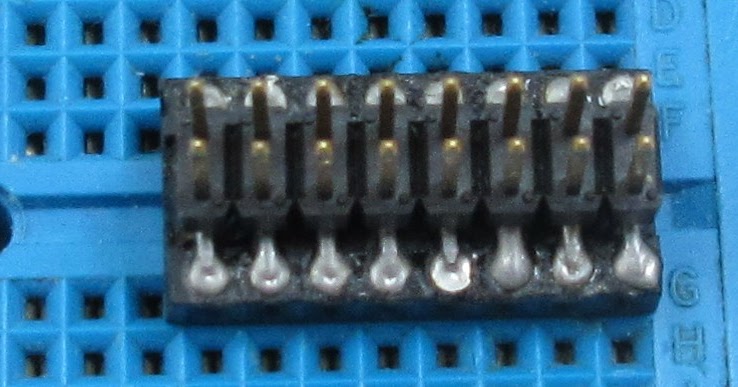 Hardware by design: SMT Header + IC Socket = Header Plug for breadboard