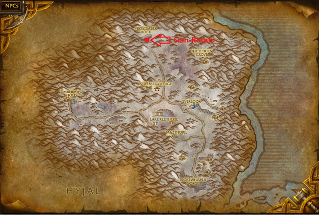 WoW Rare Spawns: Sian-Rotam