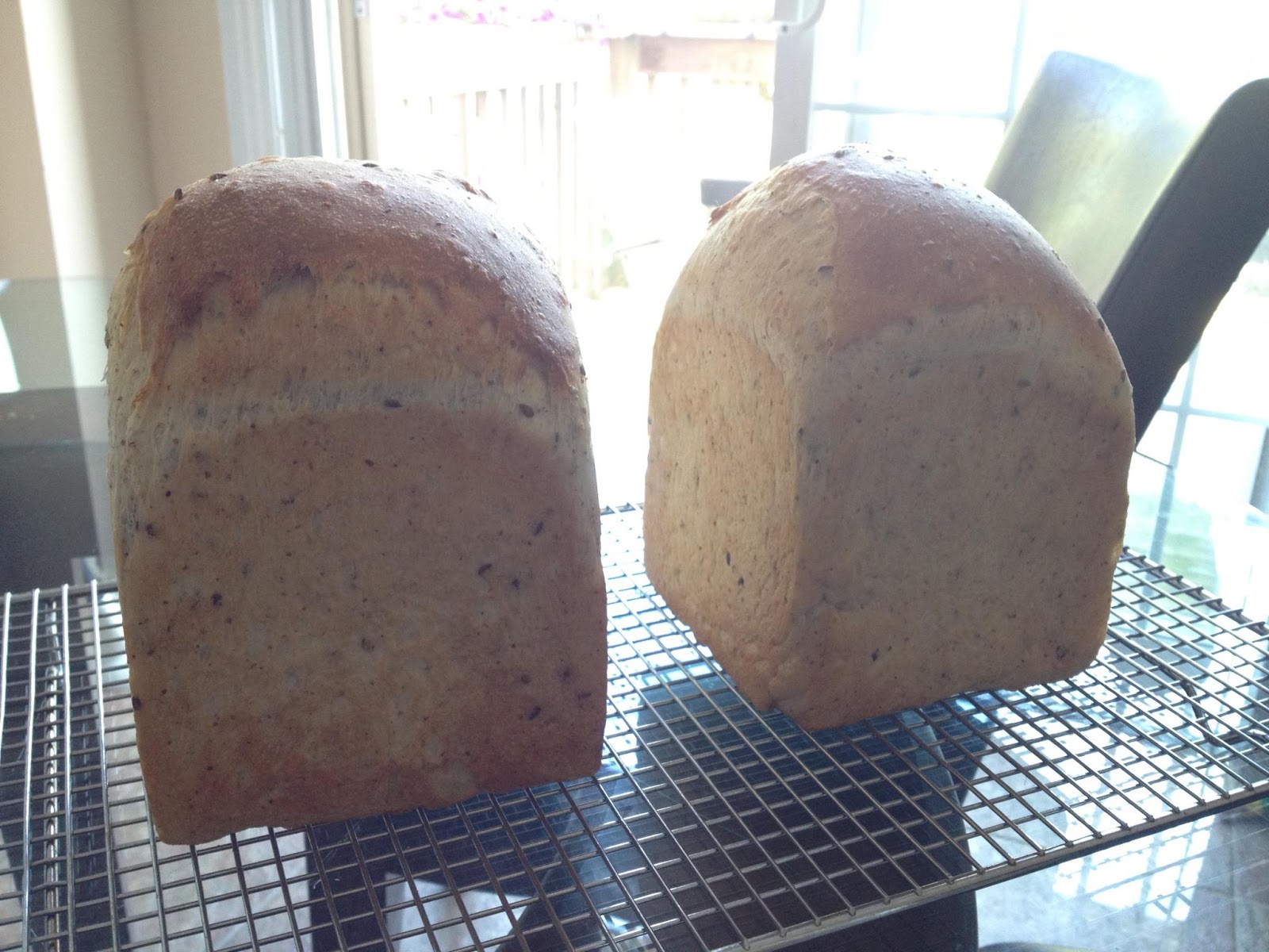 Purple Plum Bonanza: Japanese Soft and Fluffy Bread - Syoku-Pan 食パン