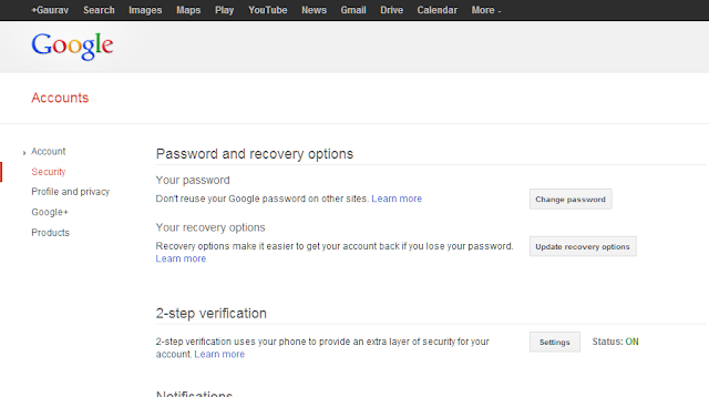 Make your Google Account more secure with 2 step verification