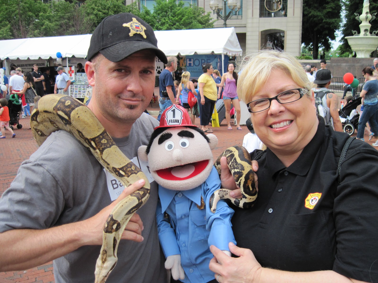 Fire Safety Rocks: Firefighter Frank Hits the Streets of Reston, Virginia