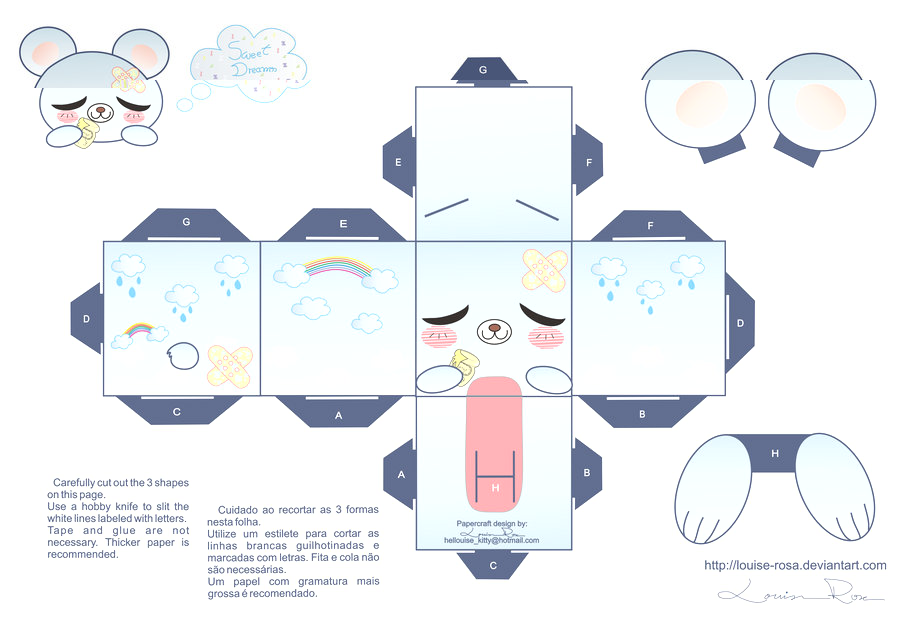 Sketsa - Sketsa Papercraft | Fitri's Blog